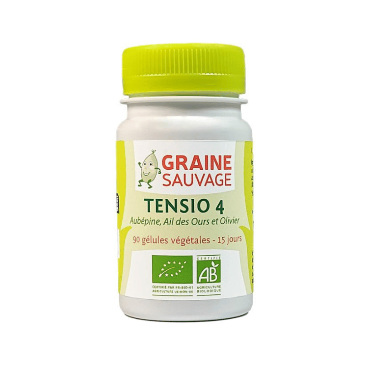 Tensio 4 - Tension Artérielle - 90 gélules - Graine sauvage ...