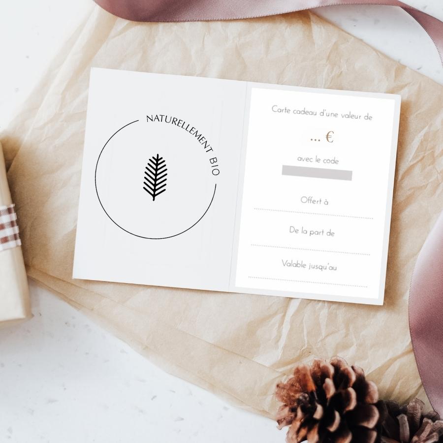 Carte cadeaux Naturellement Bio