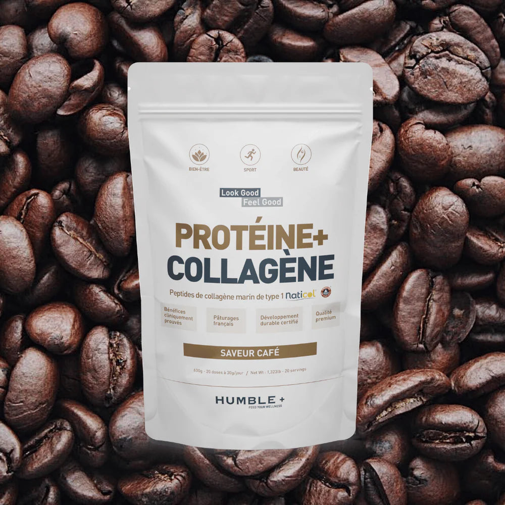 Whey Chocolat & Peptides de Collagène marin de Type 1 - Humble+