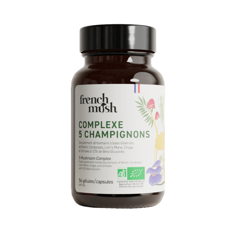 Complexe 5 champignons French Mush - Immunité Vitalité et Digestion ...