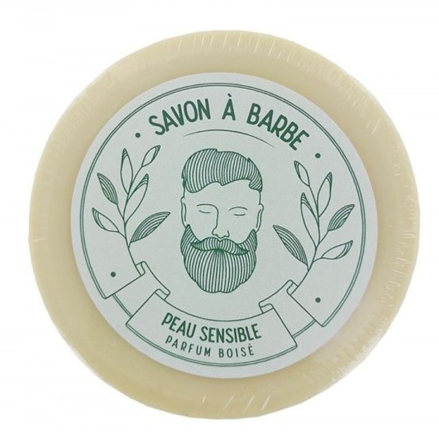 Savon à Barbe Peau Sensible 80g – Hydrate, Répare & Protège